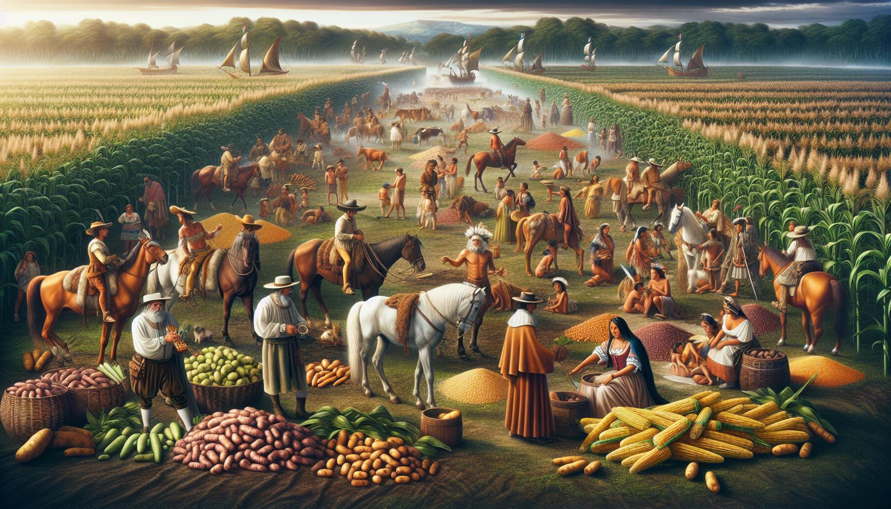 Exploring the Impact of Columbian Exchange Drawings on History and ...
